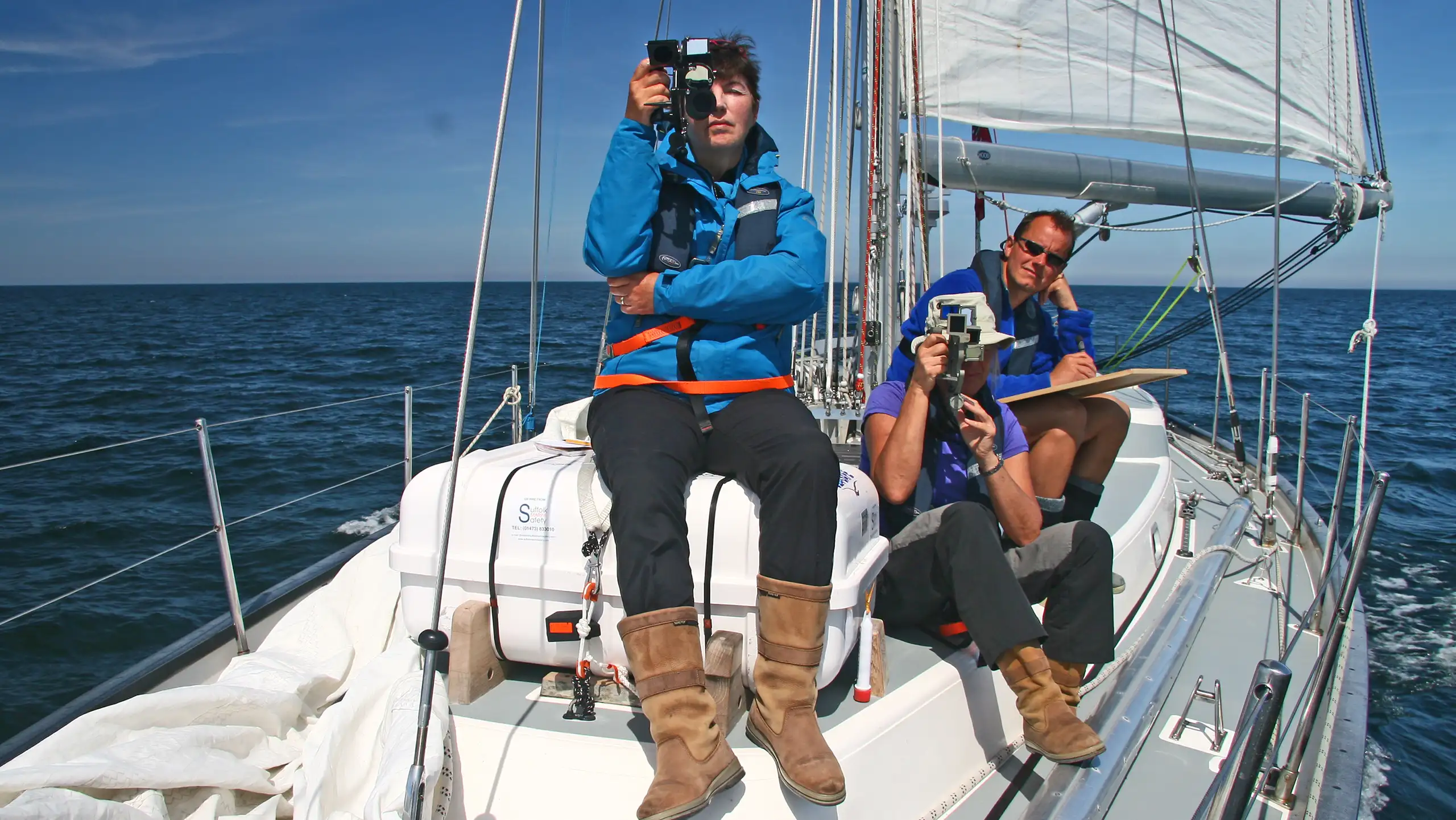 Sail from Spain to the Canaries - using celestial navigation.